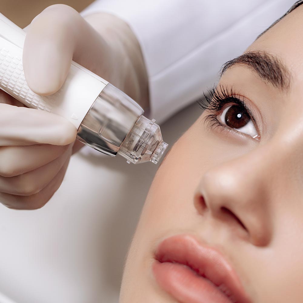 Pore Minimizing Treatment by Microneedle